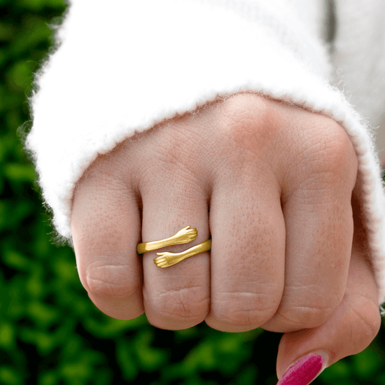 Gold Hug From Heaven Ring – Hope Rings