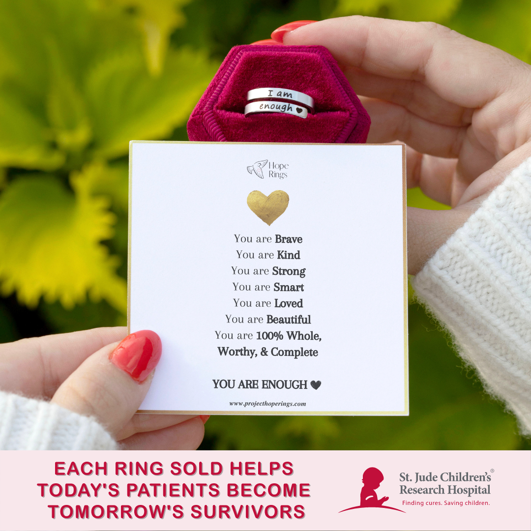 I Am Enough Ring – Project Hope Rings