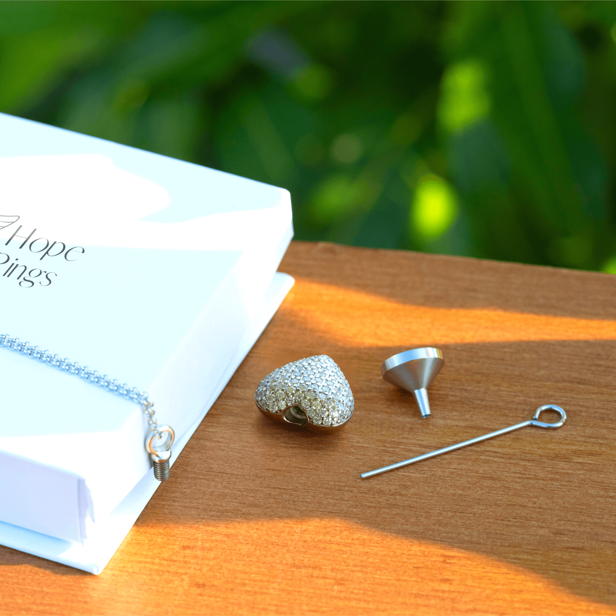 Forever In My Heart Urn Necklace – Hope Rings