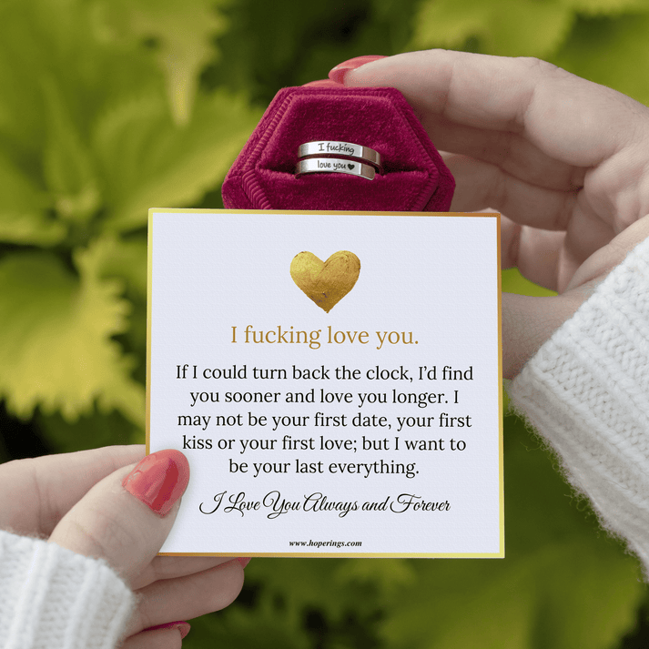 I F♡cking Love You Ring – Hope Rings