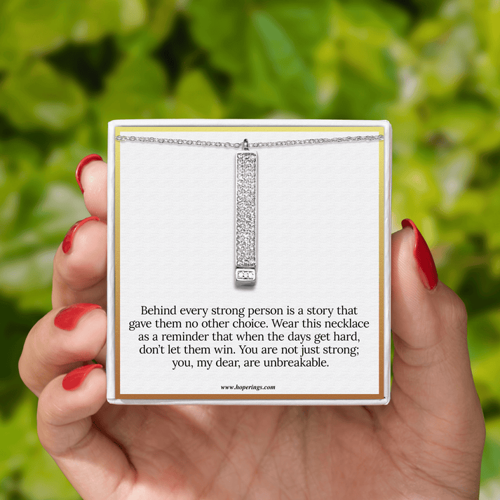 Strong As F♡ck Necklace – Hope Rings