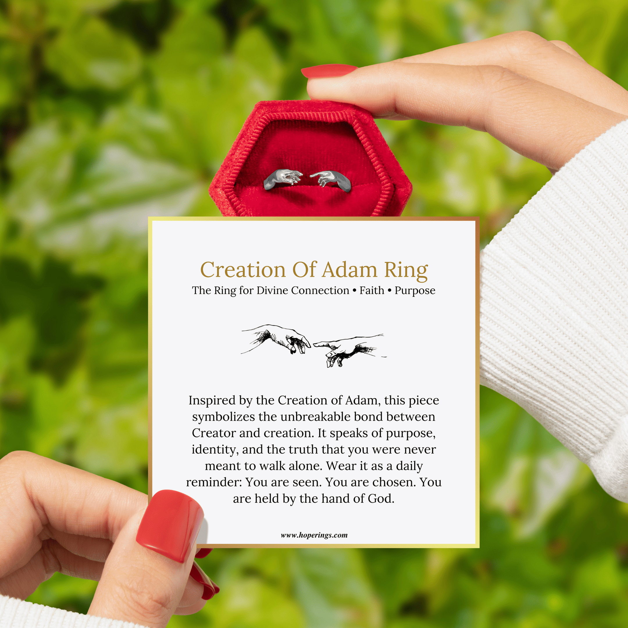 Creation Of Adam Ring – Hope Rings