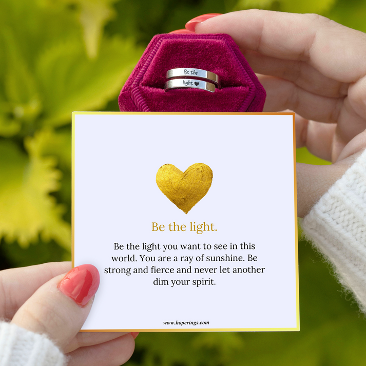 Be The Light Ring – Hope Rings