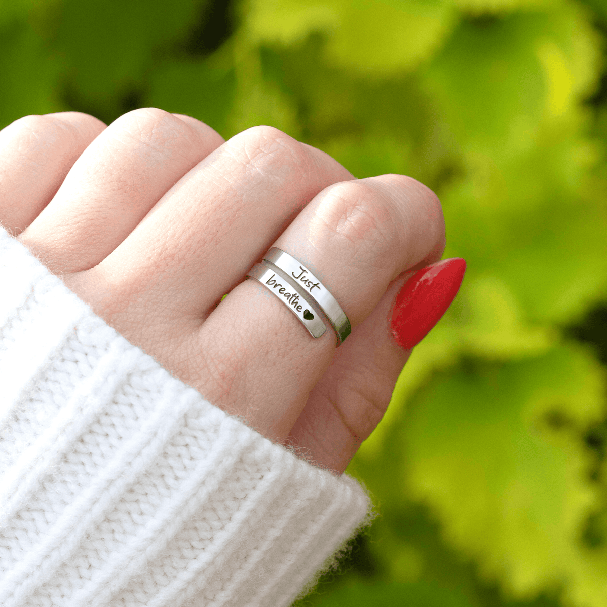 Just Breathe Ring – Hope Rings