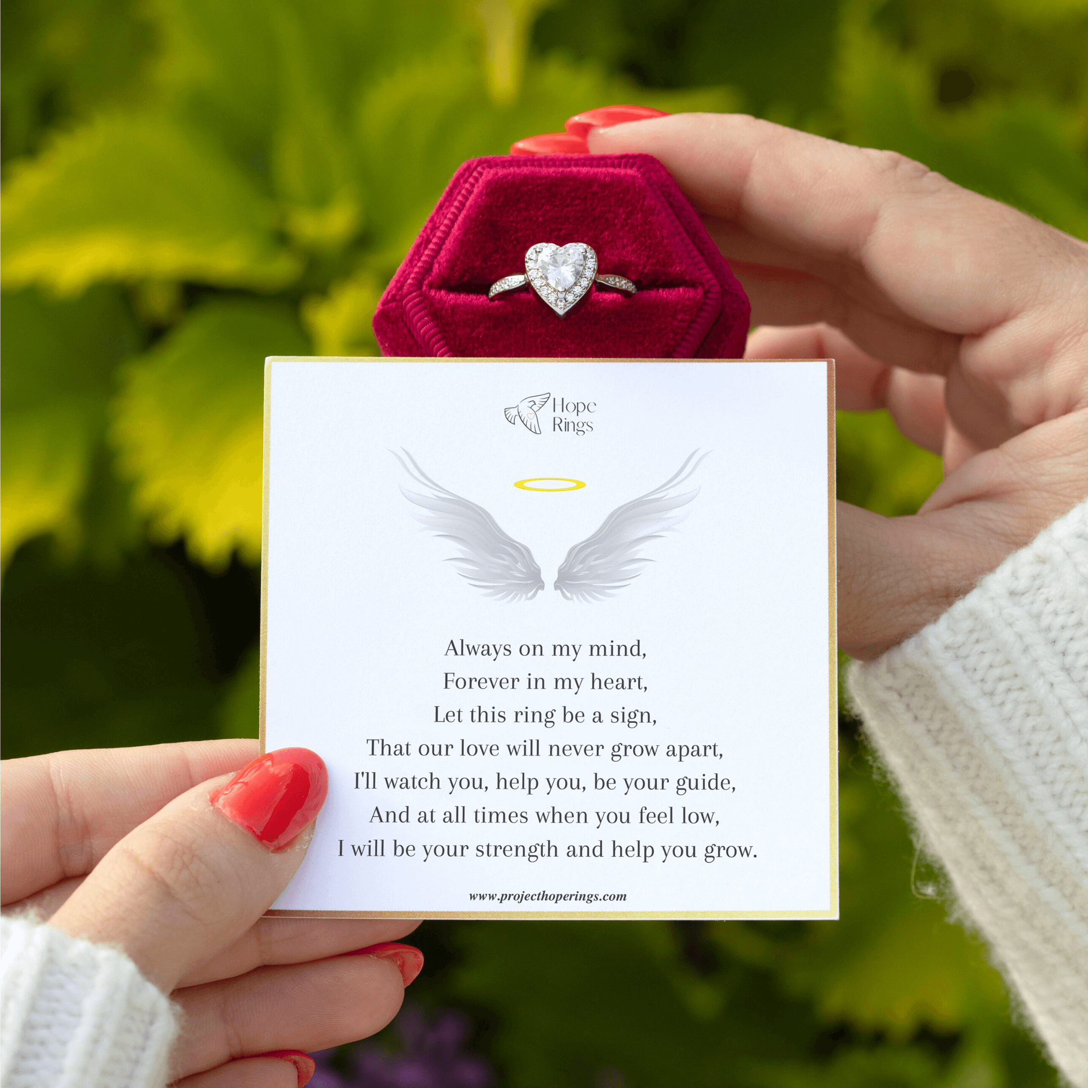 Forever In My Heart Urn Ring – Hope Rings