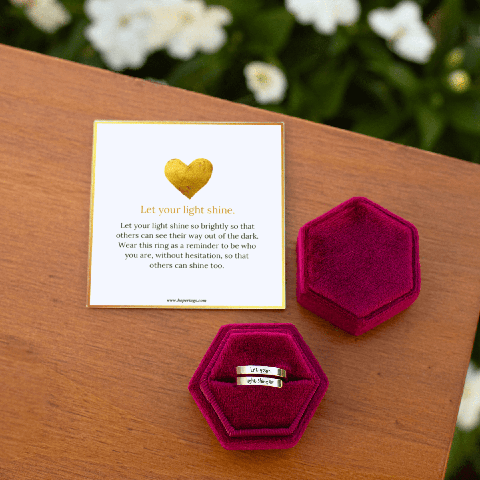 Let Your Light Shine Ring – Hope Rings