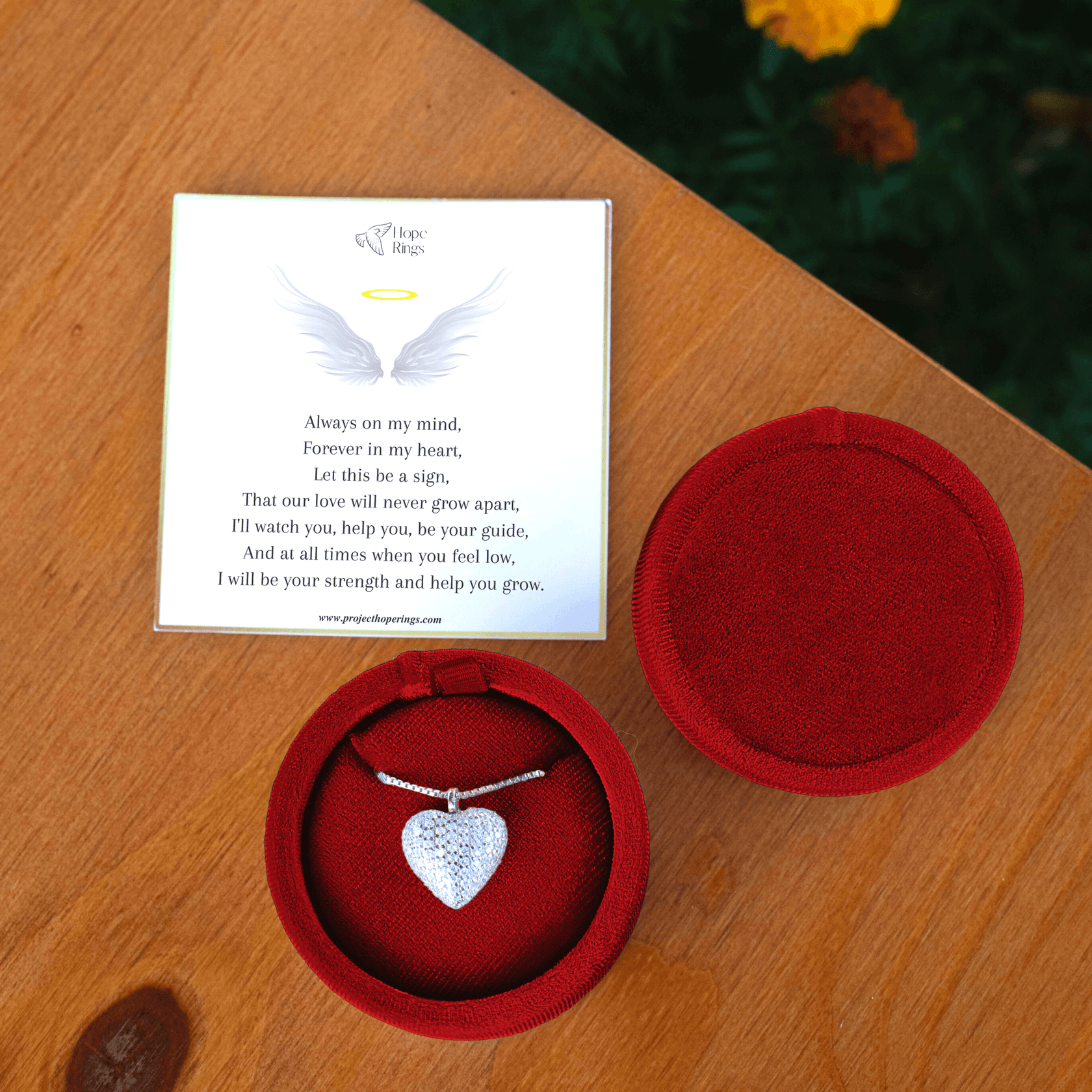 Forever In My Heart Urn Necklace – Hope Rings