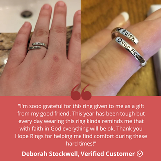 Faith Over Fear Ring – Hope Rings