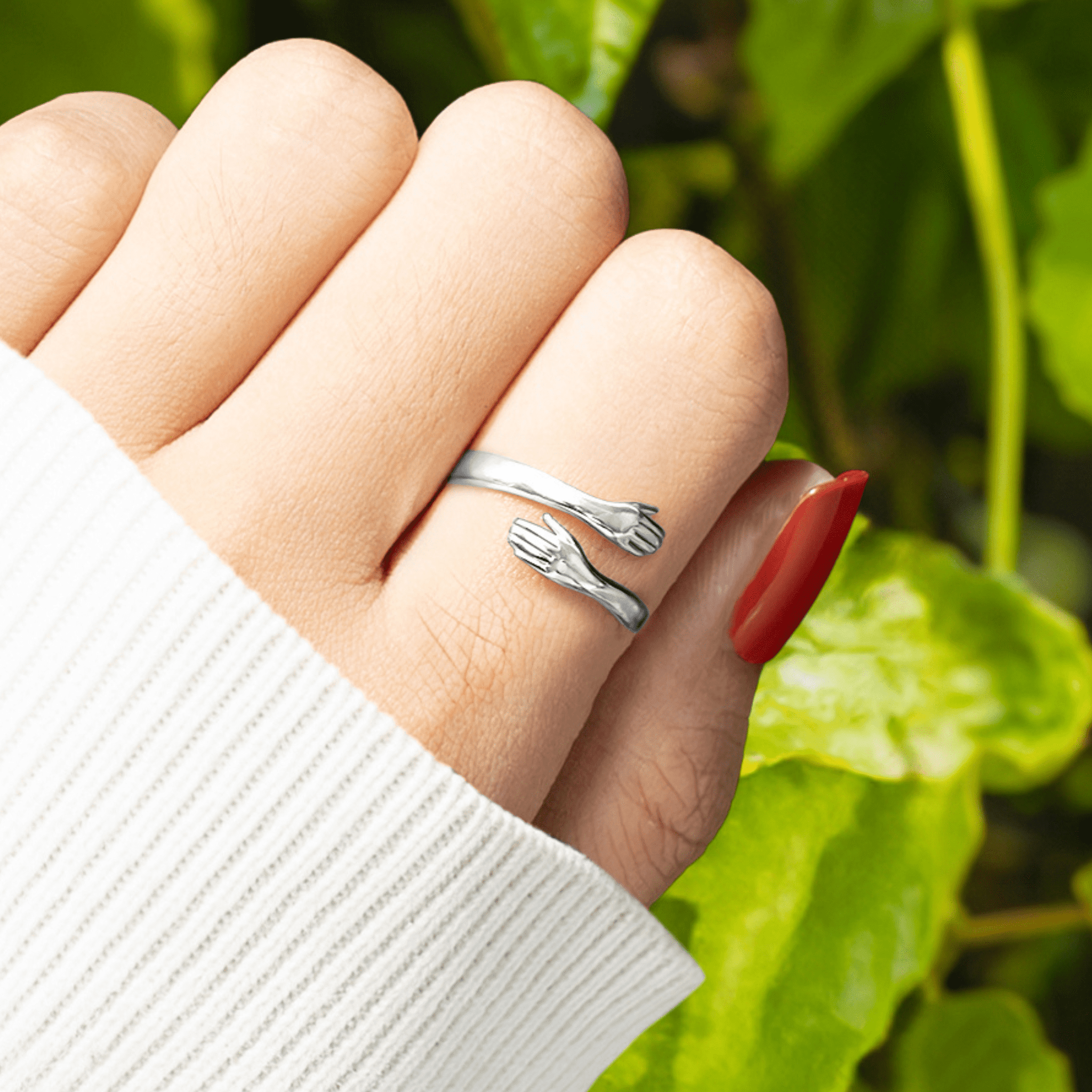 Just Breathe Hug Ring – Hope Rings