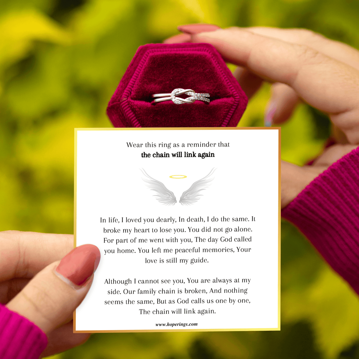 We Will Link Again Knot Ring – Hope Rings